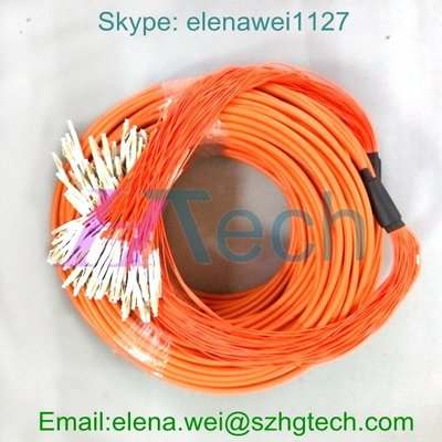 Singlemode/Multimode 12Core Fiber Optic Cable, Fanout 0.9mm, SC/LC Type supplier