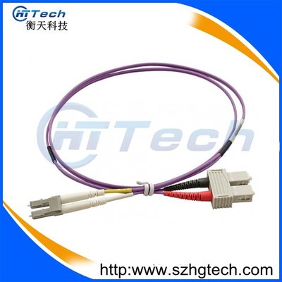 OM4 Fiber Optic Cable Patch Cord SC/LC, Duplex 40Gb Optical Fiber Cable supplier