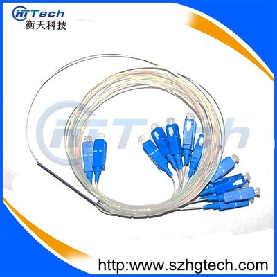 1*8 PLC Fiber Optic Coupler with SC/UPC connector for FTTH supplier