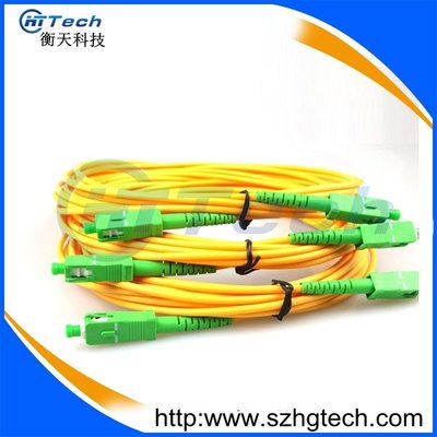 Glass Fiber Singlemode Simplex SC/APC Fiber Optic Patch Cord Cable supplier