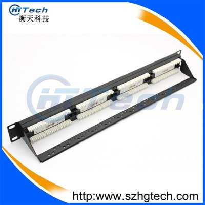 24 Port Cat6 UTP Patch Panel Dual IDC supplier
