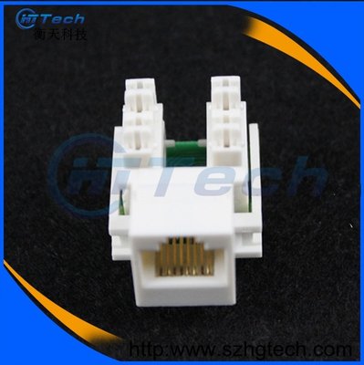 AMP Cat5e Keystone Jack RJ45 Jack  White Color supplier