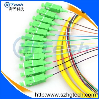 SC 12Pk SM Yellow Jacketed Fiber Pigtails 3 Meters supplier