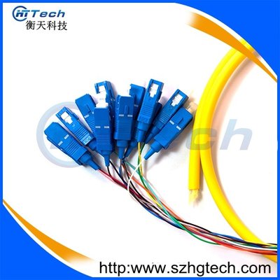 SC 12Pk SM Yellow Jacketed Fiber Pigtails 3 Meters supplier