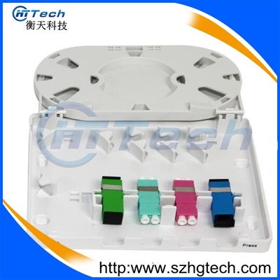 SC 4 Ports Fiber Optic FTTH Customer Terminal Box supplier