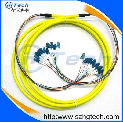 LC to LC 4 Core Fiber Optic Cable, PVC/LSZH Outer Jacket, G652D Fiber Cable supplier