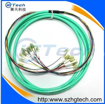 LC to LC 4 Core Fiber Optic Cable, PVC/LSZH Outer Jacket, G652D Fiber Cable supplier