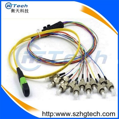 9/125um Singlemode MPO-FC/APC Fiber Patch Cord Fanout Fiber Patch Cable supplier