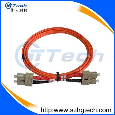 OM4 Duplex SC To SC Fiber Cable 2.0mm Patch Cord supplier