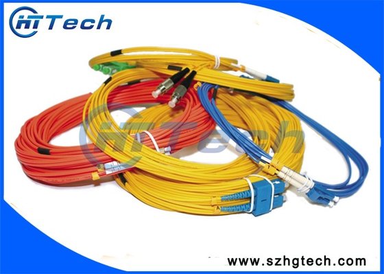 Low Insertion Loss Outdoor And Indoor Fiber Optic Patch Cord LC / SC / ST/ FC supplier
