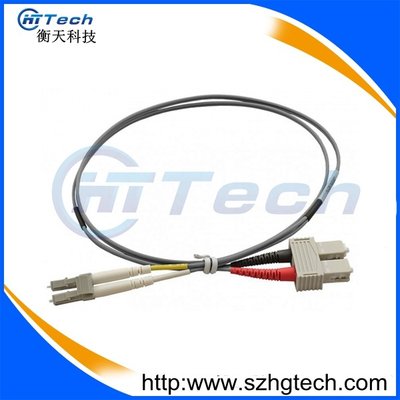 LC-SC 62.5 / 125 MM Duplex 2.0MM 3M Fiber Optic Patch Cable supplier