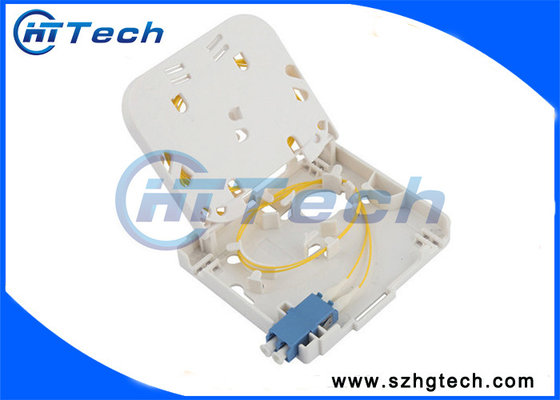 Hua Wei Type 2Port Fiber Optic Terminal Box , 2Core Fiber Termination Box supplier