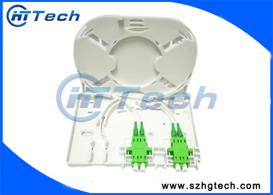 4Cores SC / APC Fiber Optic Termination Box , 2Port SC / APC FTTH Fiber Terminal Box supplier