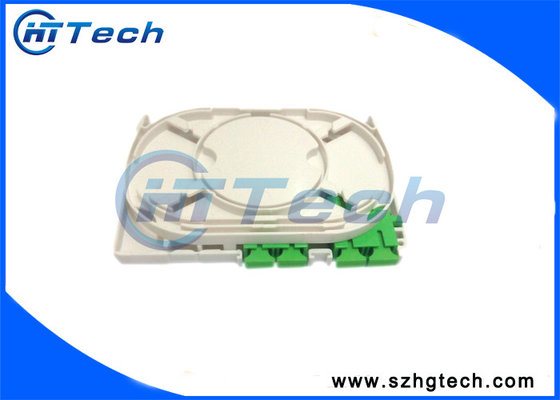 4Cores SC / APC Fiber Optic Termination Box , 2Port SC / APC FTTH Fiber Terminal Box supplier