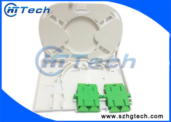4Cores SC / APC Fiber Optic Termination Box , 2Port SC / APC FTTH Fiber Terminal Box supplier