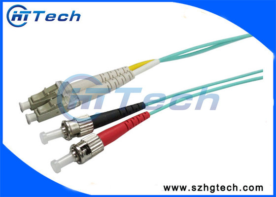 LC-ST 50/125 OM3 Duplex 2.0MM Fiber Optic Patch Cord , 10Gb Fiber Optic Patch Cable supplier