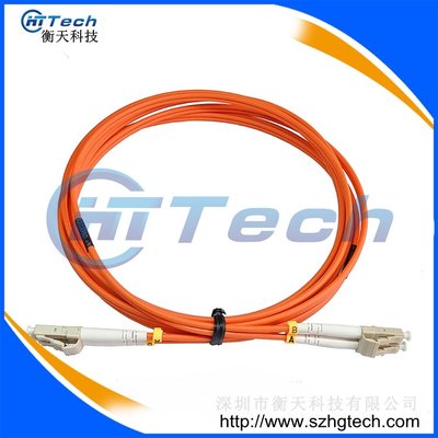 OM3 Duplex 10Gb LC-LC Fiber Optic Patch Cable Aqua Clor OM3 LC-LC Patch Cord supplier