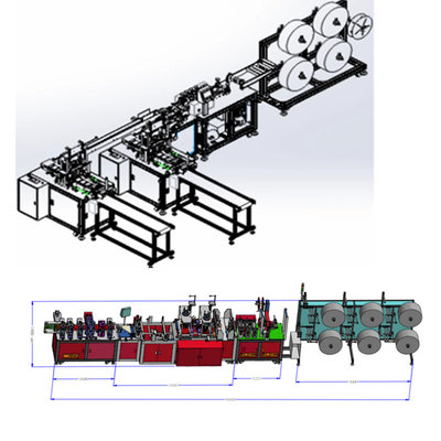 Fully Automatic Face Mask Manufacturing Machine N95 Special Shaped Ear Loop