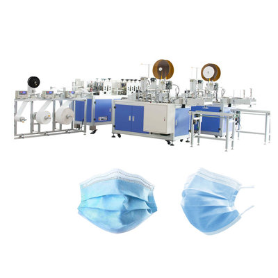 9KW Semi Auto Face Mask Machine / Face Mask Manufacturing Machine High Speed