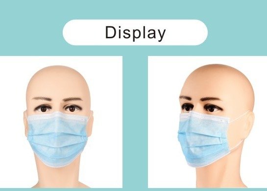 Melt Down Fabric 3 Ply Disposable Mask For Public Place / Personal Care