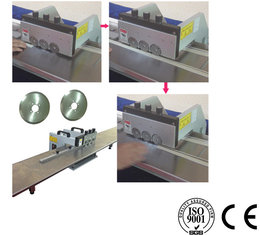 China V Groove PCB Cutting Machine Motorized PCB Separator With One Year Warranty supplier