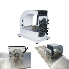 China LED Panel PCB Depaneizer With Circular Blades For PCB Separator Machine supplier