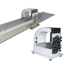 China Circular Blades PCB Separator With Solid Iron PCB Cutting Machine supplier