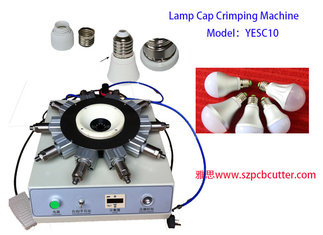 China Bulb Cap Holder Punching Crimping Machine For LED Cap E27 B22 supplier