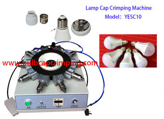 China Bulb Cap Crimping Tool E27 B22 For LED lighting Lamp Cap Base Punching Crimping supplier