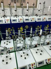 China B22 LED Lamp Cap Glue Dispensing Robot Machine With CE Approval supplier