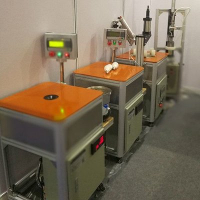 Bulb Cap Production Assembly B22 E27 Bulb Cap Crimping Riveting Testing Machine supplier