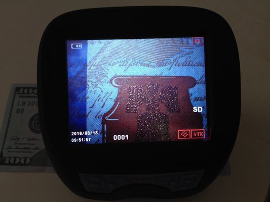 Forensic image analyzer 60X with IR(850nm 940nm)UVA(365nm)UVC(254nm)WhiteBlue(470nm), Laser(ATK)