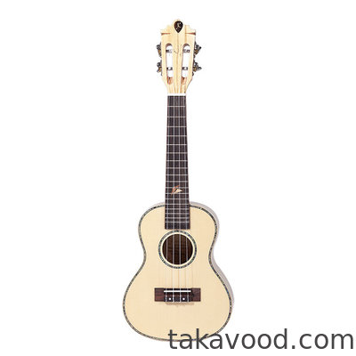 Kriens Ukulele Hawaiian guitar 24 inch Ukelele Solid Spruce Top Ukulele supplier