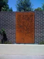 Outdoor decorative screens decorative metal panels exterior steel laser cut screen