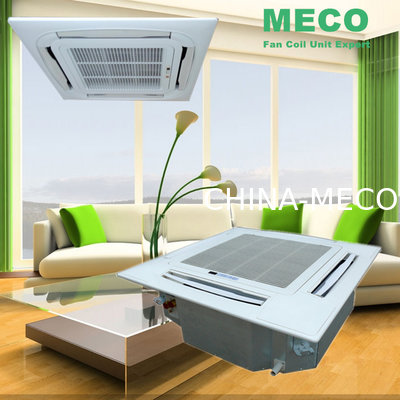 Chilled water 4 way ceiling concealed cassette type fan coil units-1200CFM 4 TUBE