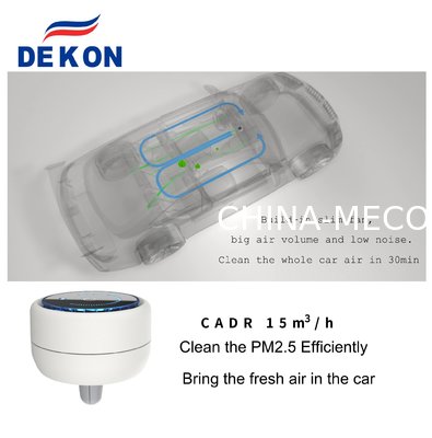 Auto air purifier and sterilizer with UVC led and carbon filter clean the air in your car