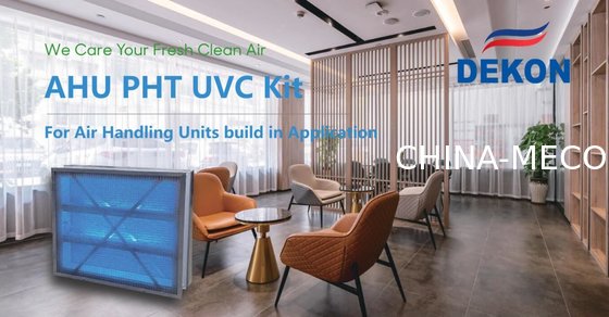 PHT UVC Kit for AHU with UV lamp 254nm, UV air disinfection and sterilization for air handling units to fight with covid
