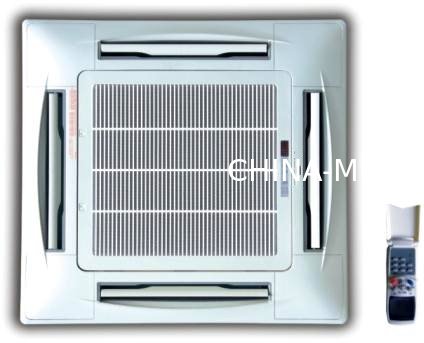 Chilled water 4 way ceiling concealed cassette type fan coil units-800CFM 4 TUBE