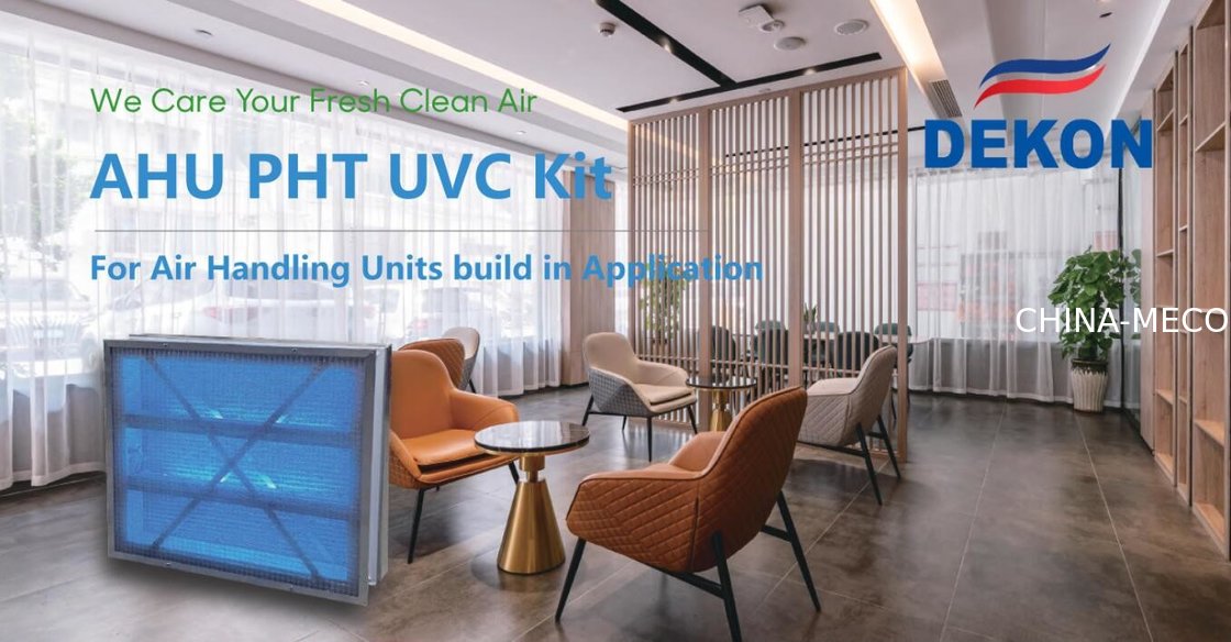 PHT UVC Kit for AHU with UV lamp 254nm, UV air disinfection and sterilization for air handling units to fight with covid