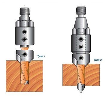 Customized OEM Brad point, V point TCT Countersink cutters