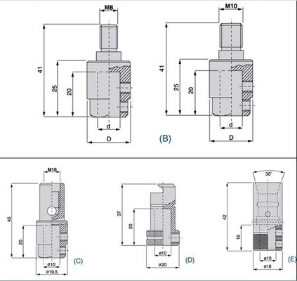 Durable carbon steel and carbide tips TCT countersink cutters