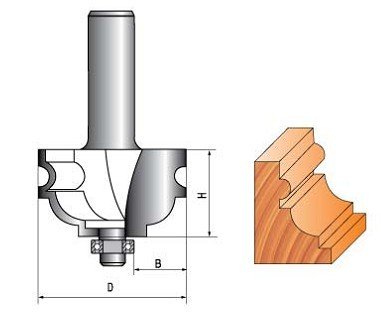 Moulding bit