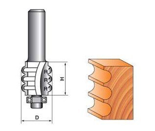 Multi-fluting bit
