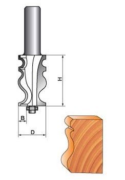Handrail bit