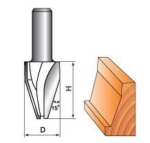 Vertical raised panel bit