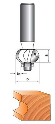 Micro - Grain Carbide TCT Router Bits Without Burrs For Woodworking