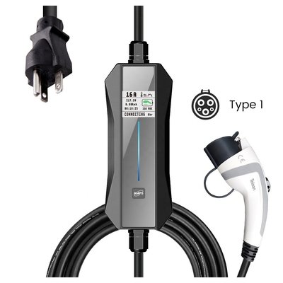 Teison current adjustable smart portable ev charging station car charger evse charger j1772 plug IP65