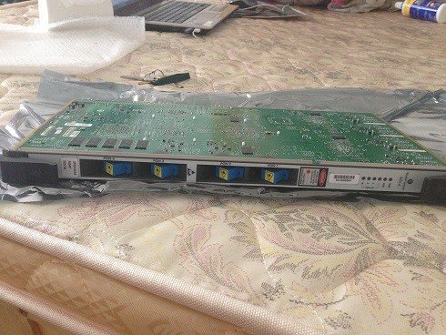 Alcatel-lucent FPBA-FGLT-A16 port PON GPON EPON board for 7360 etc OLT with 16 SFP modules GLT4-A