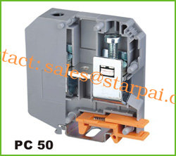 China Din-rail Terminal Wire arrage:0.2-50mm2 Part No.PC50 supplier