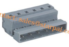 China Spring-cage Clamp Terminal Male Standard Style Pitch: 7.5mm/0. 295in supplier